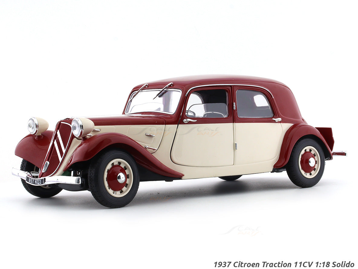 1937 Citroen Traction 11CV 1:18 Solido diecast scale model car collectible | Scale Arts India