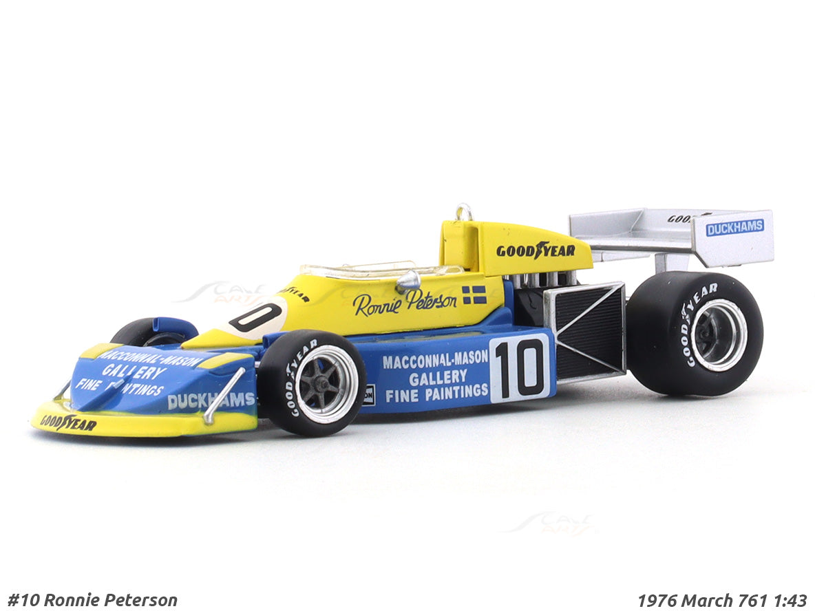 1976 March 761 Ronnie Peterson No 10 1:43 Formula 1 diecast scale model car collectible | Scale ...