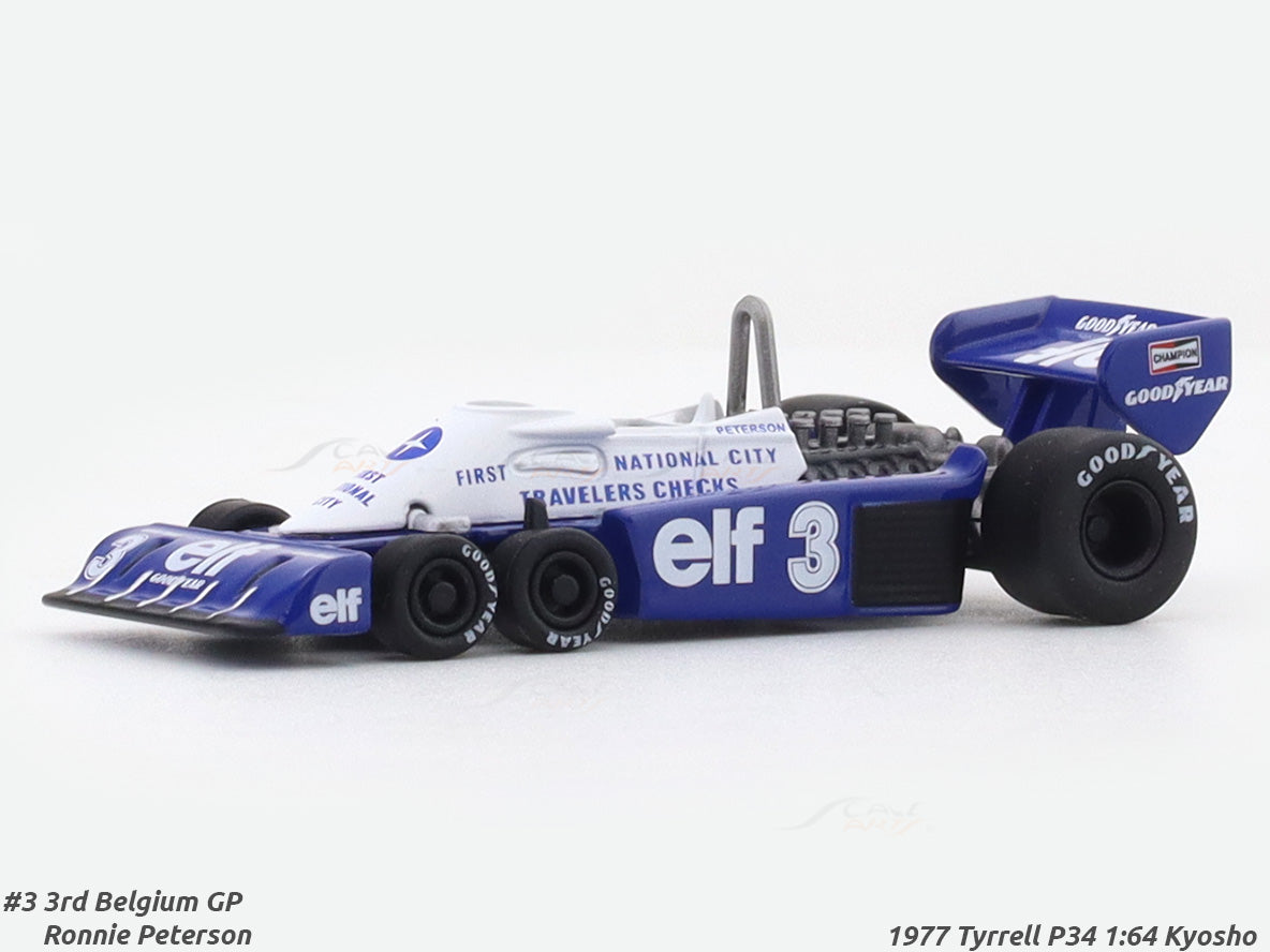 1977 Tyrrell P34 Belgium GP No 3 1:64 Kyosho licensed diecast scale model car miniature | Scale ...