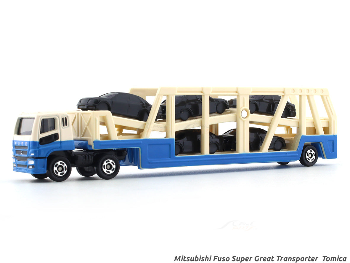 Mitsubishi Fuso Super Great Transporter Tomica No 131 diecast scale car model | Scale Arts India