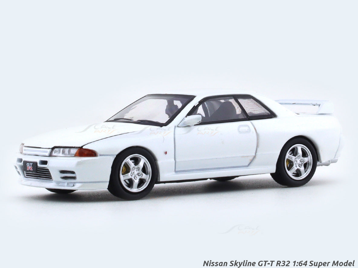 Nissan Skyline GT-T R32 white 1:64 Super Model diecast scale model car miniature | Scale Arts India