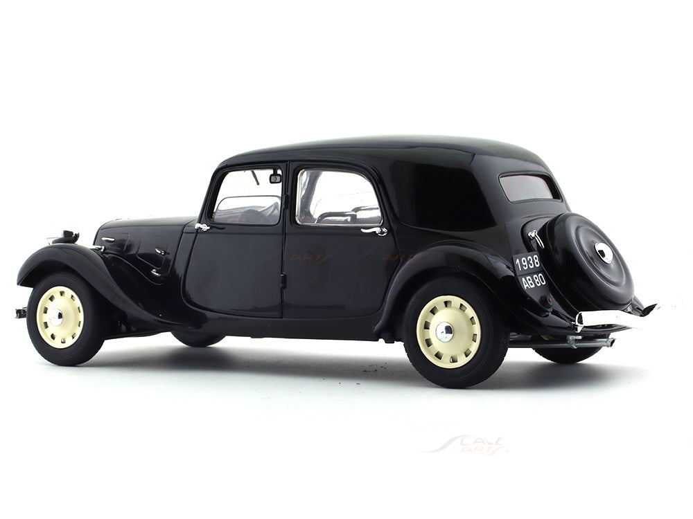 Solido 1:18 1937 Citroen 11CV Traction black diecast Scale Model collectible | Scale Arts India
