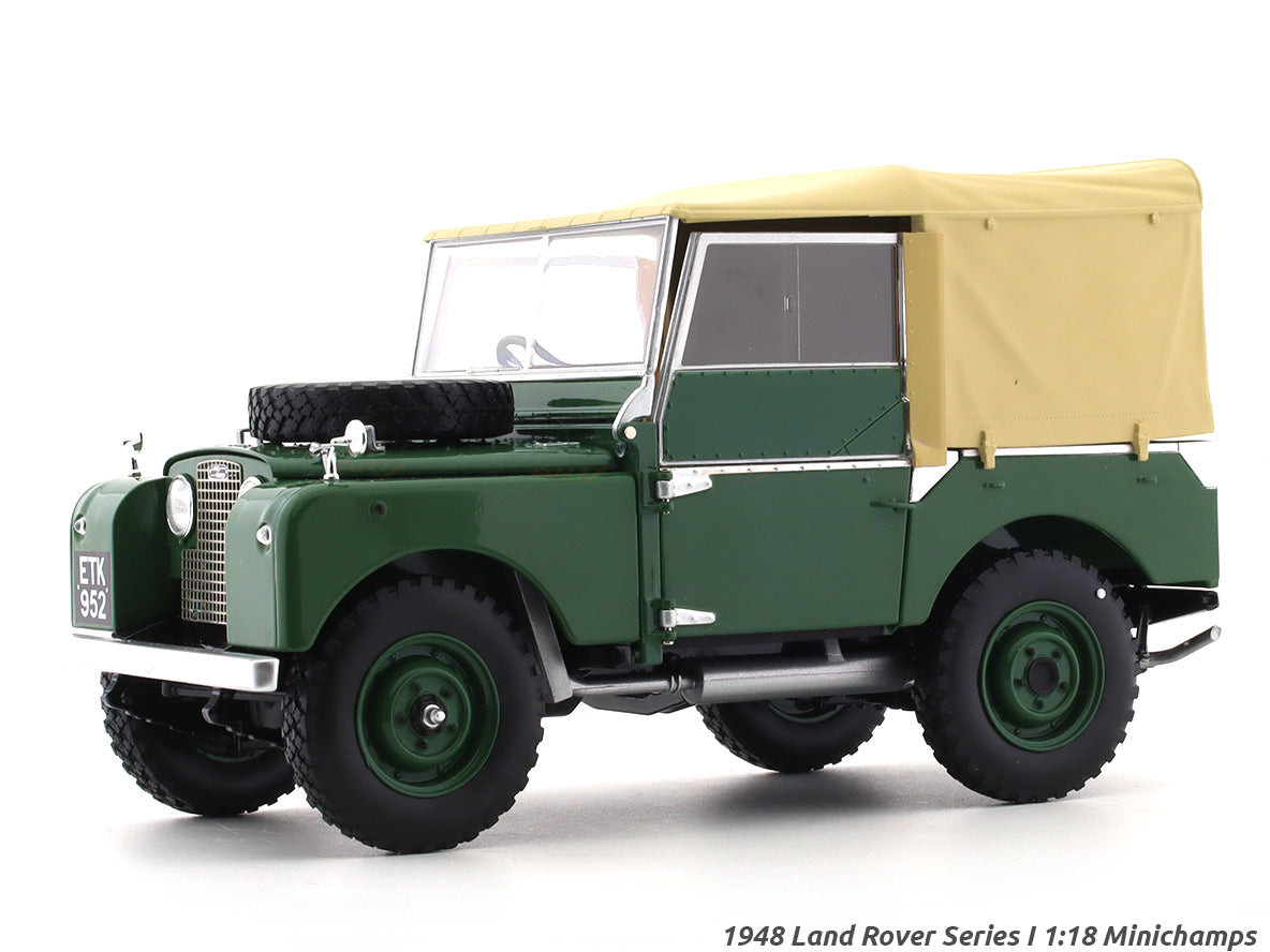 1948 Land Rover Series I green 1:18 Minichamps diecast Scale Model ...