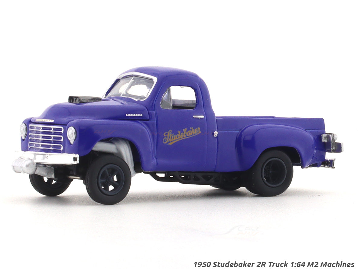 1950 Studebaker 2R Truck blue 1:64 M2 Machines licensed diecast scale ...
