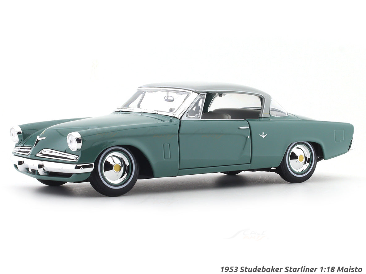 1953 Studebaker Starliner green 1:18 Maisto licensed diecast scale ...