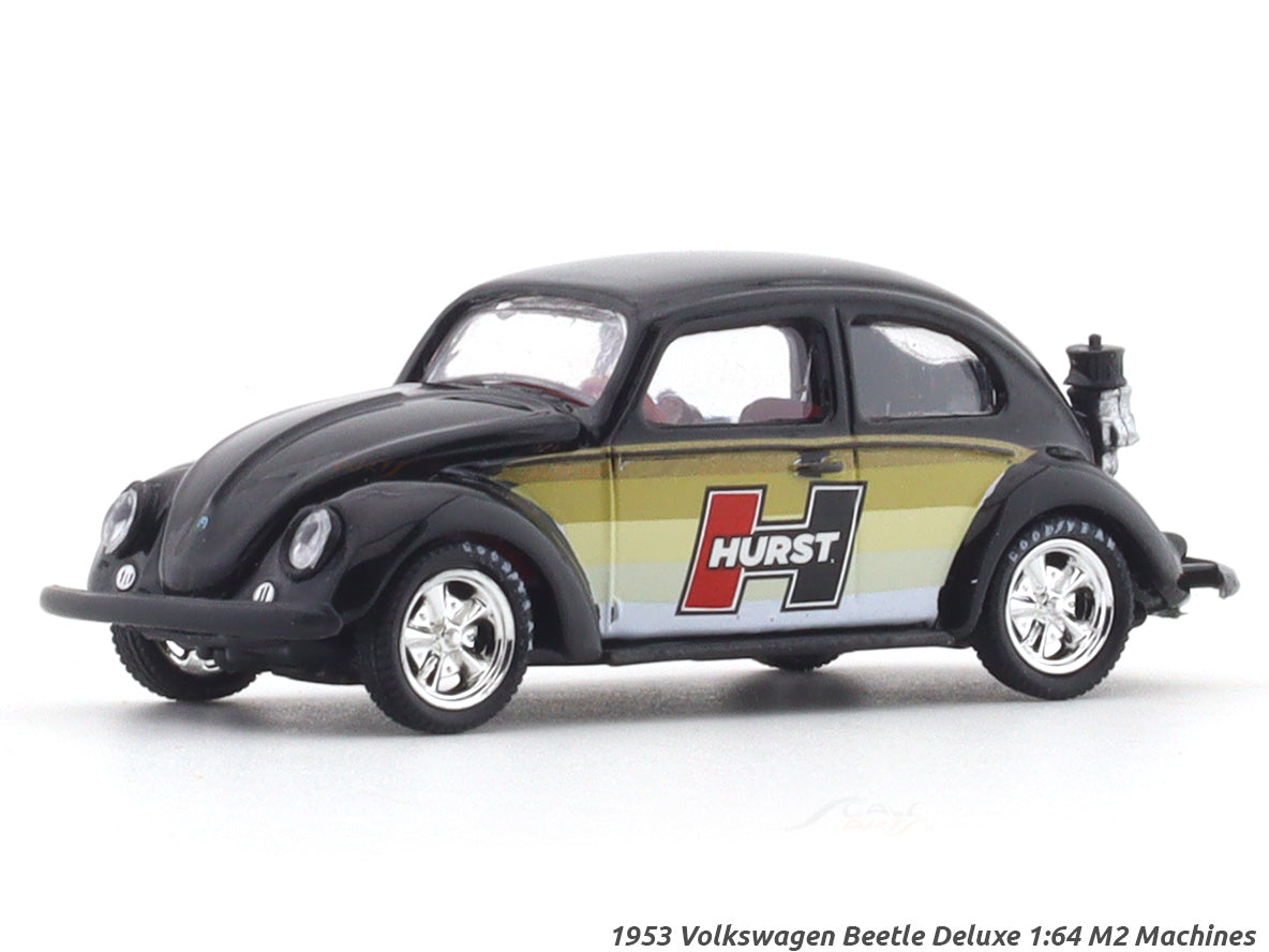 1953 Volkswagen Beetle Deluxe Hurst 1:64 M2 Machines licensed diecast ...