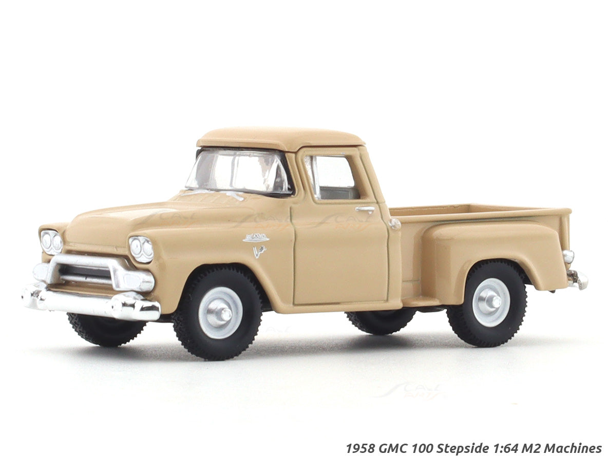 1958 GMC 100 Stepside 1:64 M2 Machines licensed diecast scale model car ...