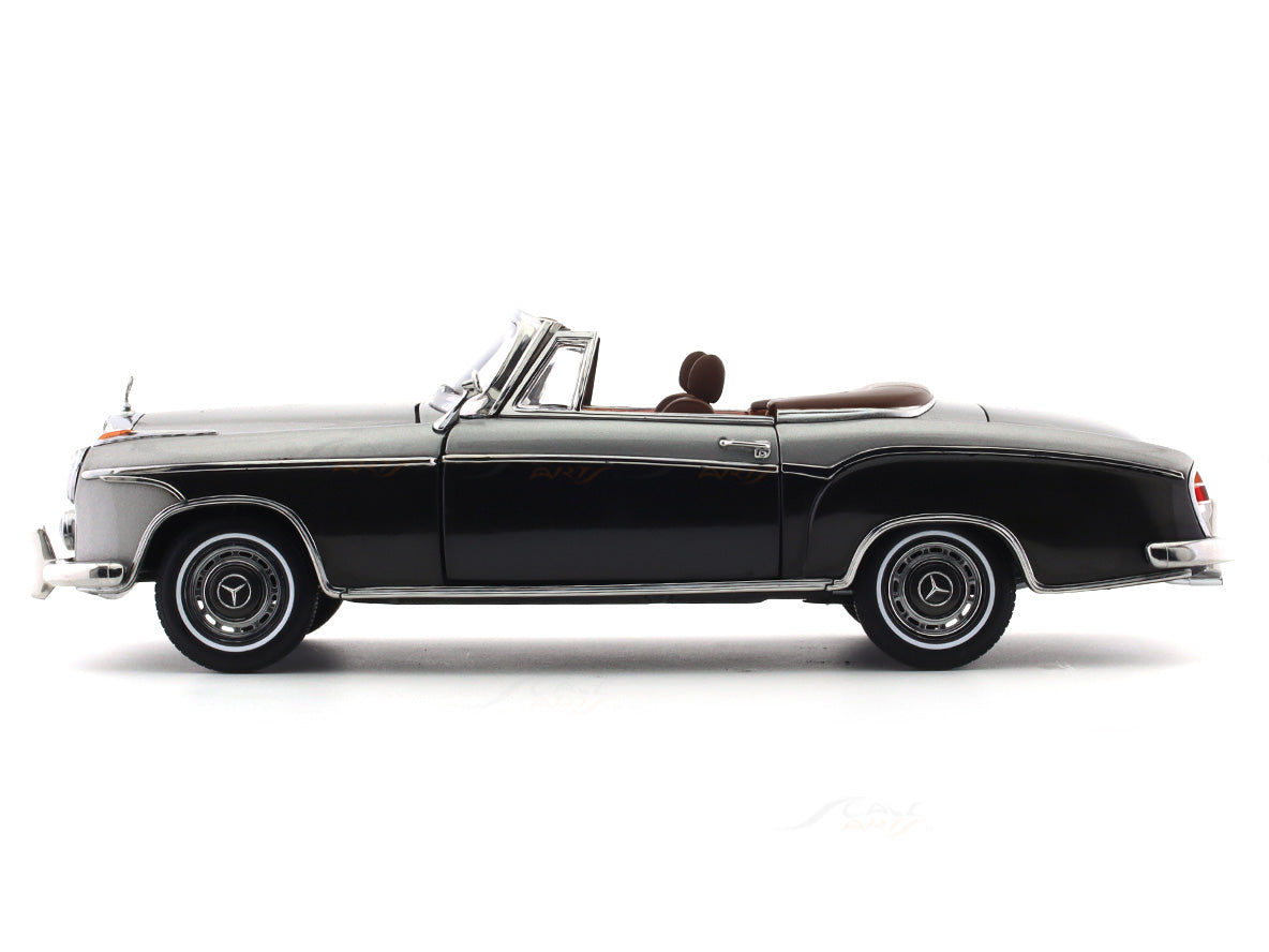 1960 Mercedes-Benz 220 SE Cabriolet W128 grey 1:18 Sunstar diecast ...