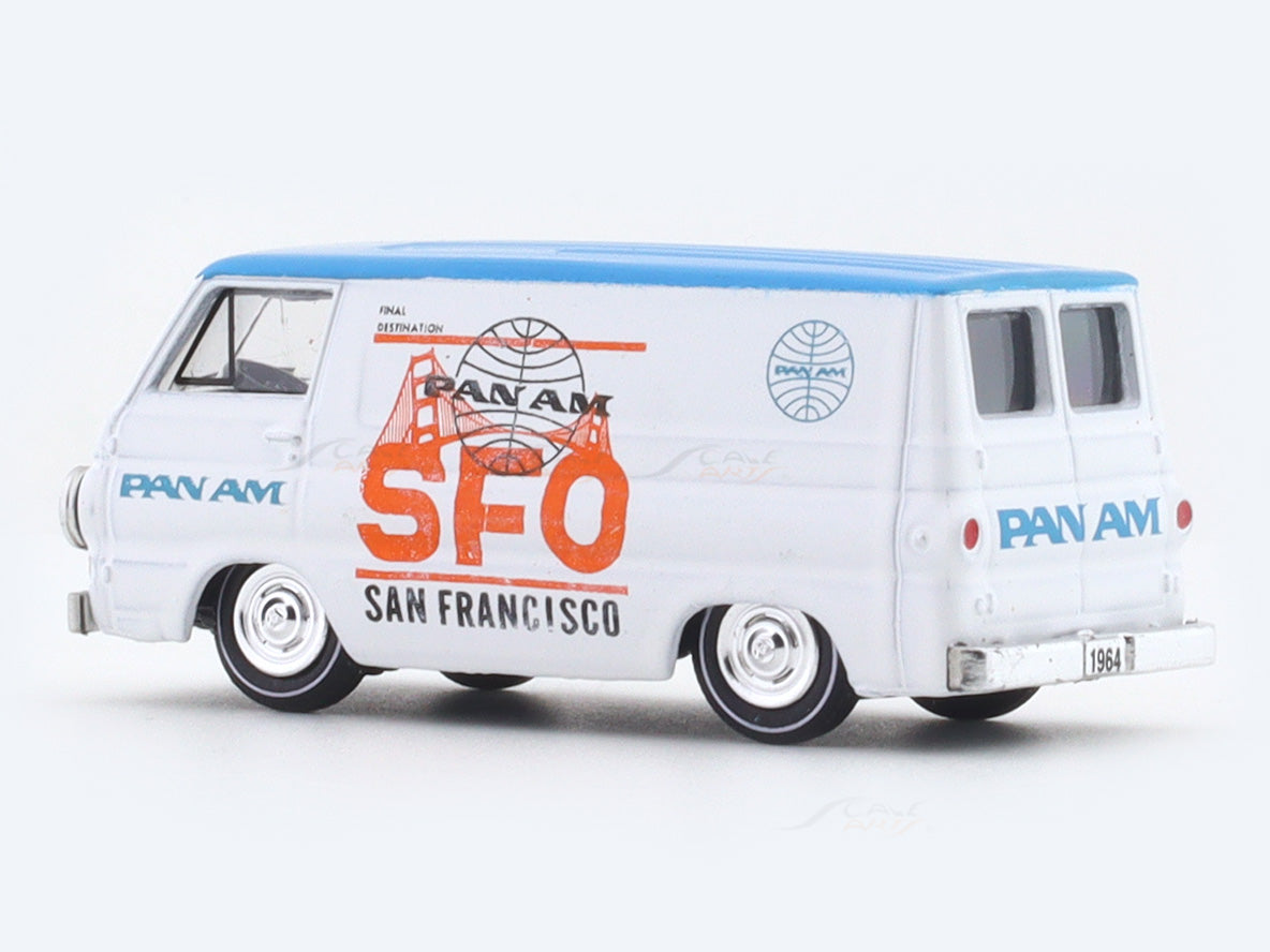 1964 Dodge A100 Panel Van PanAm 1:64 M2 Machines licensed diecast scale ...
