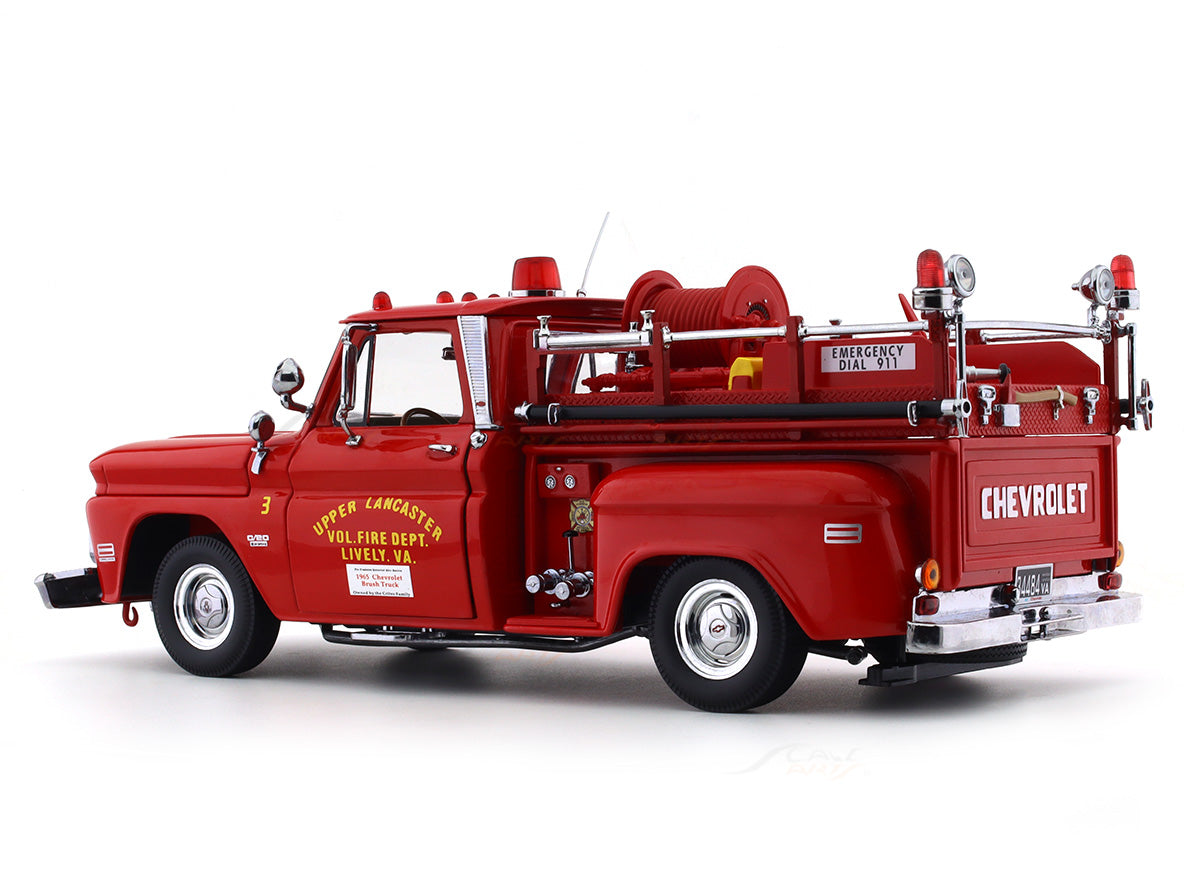 1965 Chevrolet C20 Fire Truck 1:18 SunStar diecast scale model car ...