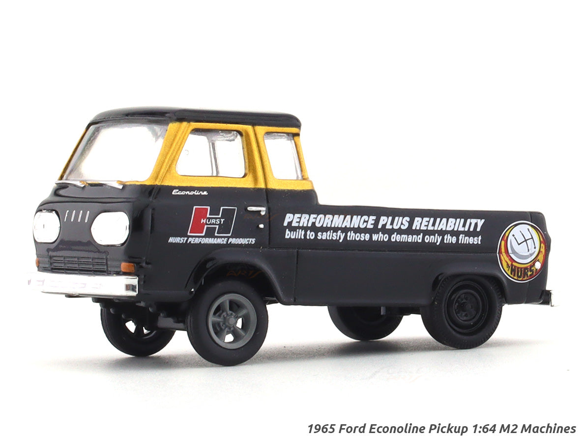 1965 Ford Econoline Pickup Hurst 1:64 M2 Machines diecast hauler scale ...