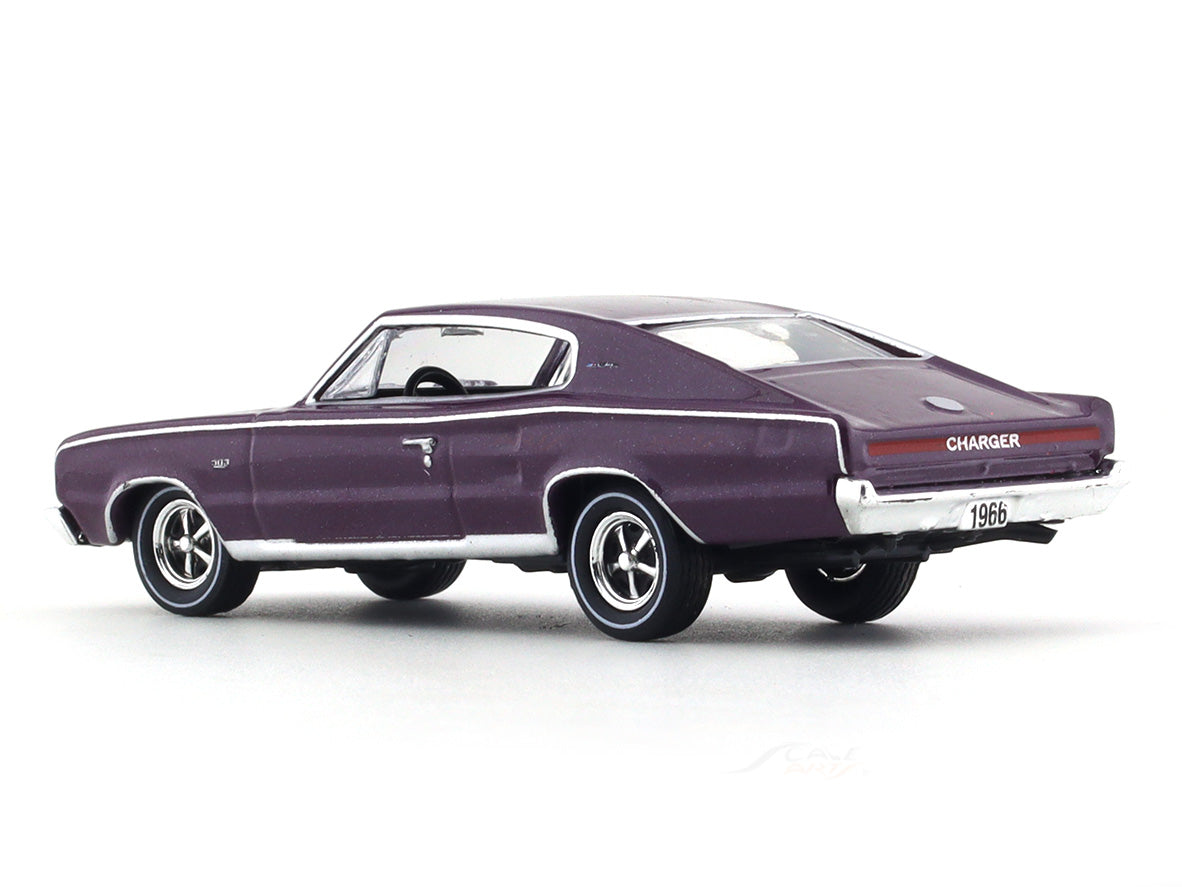 1966 Dodge Charger 383 Purple 1:64 M2 Machines diecast scale model ...