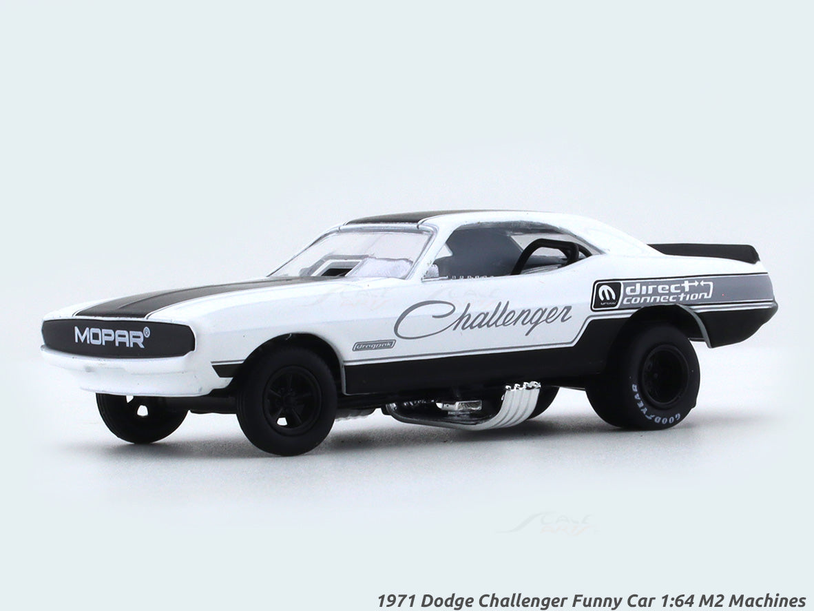 1971 Dodge Challenger Funny Car 1:64 M2 Machines diecast scale model ...