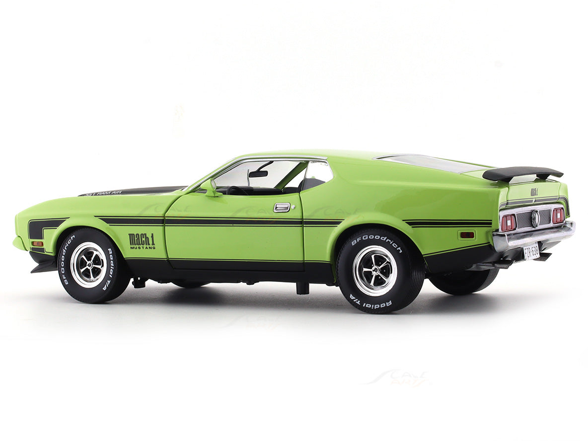 1971 Ford Mustang MACH 1 lime 1:18 Sunstar diecast Scale Model ...