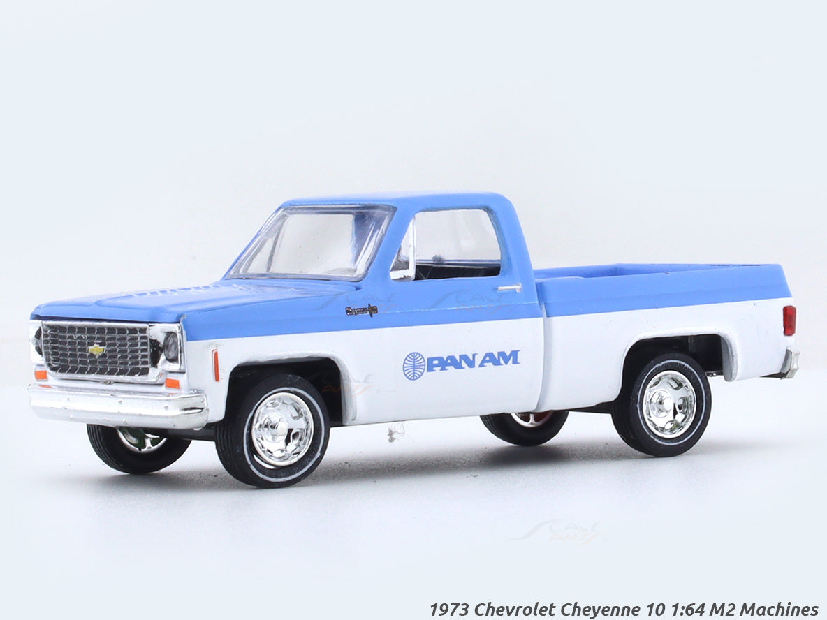 1973 Chevrolet Cheyenne 10 1:64 M2 Machines diecast hauler scale model ...