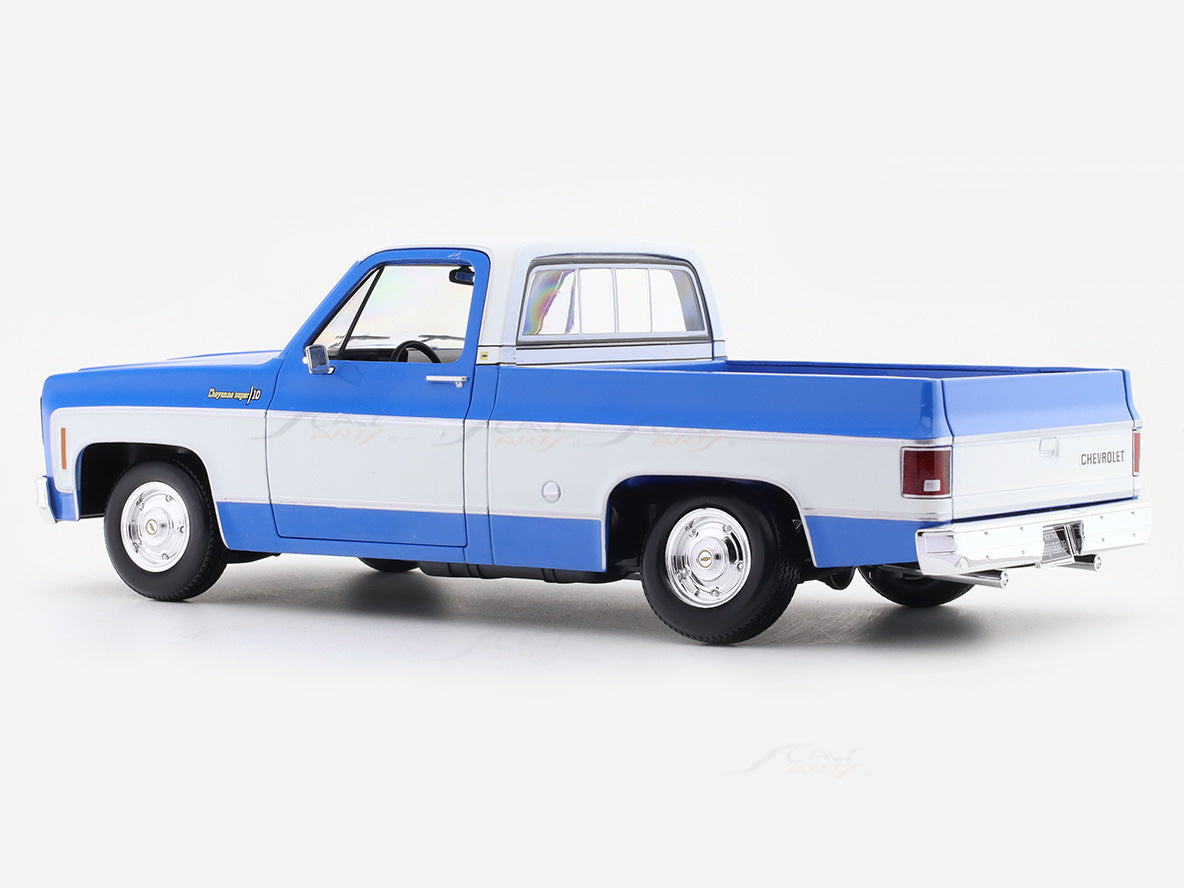 1974 Chevrolet Cheyenne Super C-10 blue 1:18 Maisto licensed diecast ...