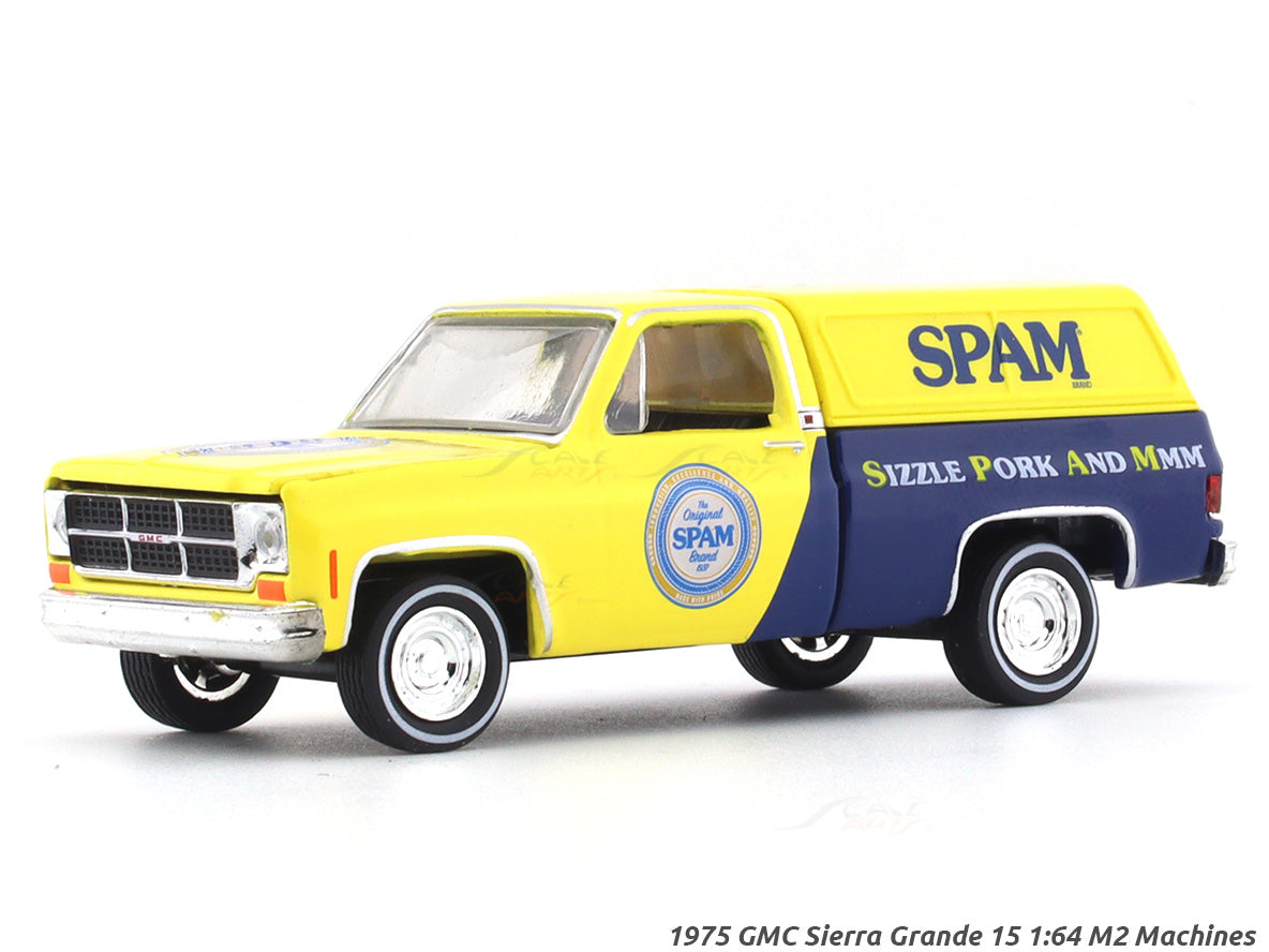 1975 GMC Sierra Grande 15 SPAM 1:64 M2 Machines diecast scale car ...