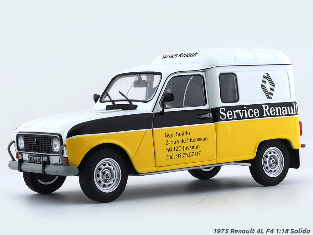 Solido 1975 Renault 4L F4 service van diecast Scale Model collectible ...