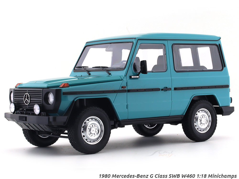 1980 Mercedes-Benz G Class SWB W460 Turquoise 1:18 Minichamps diecast ...