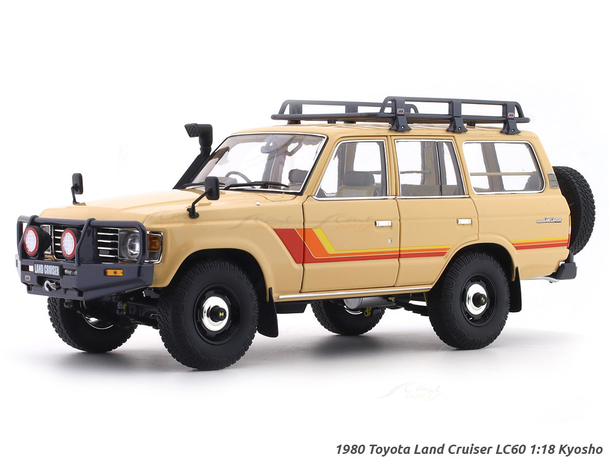 1980 Toyota Land Cruiser LC60 beige 1:18 Kyosho licensed premium ...