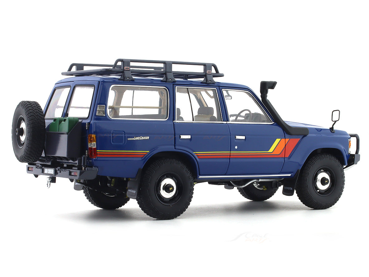 1980 Toyota Land Cruiser LC60 blue 1:18 Kyosho licensed premium diecast ...