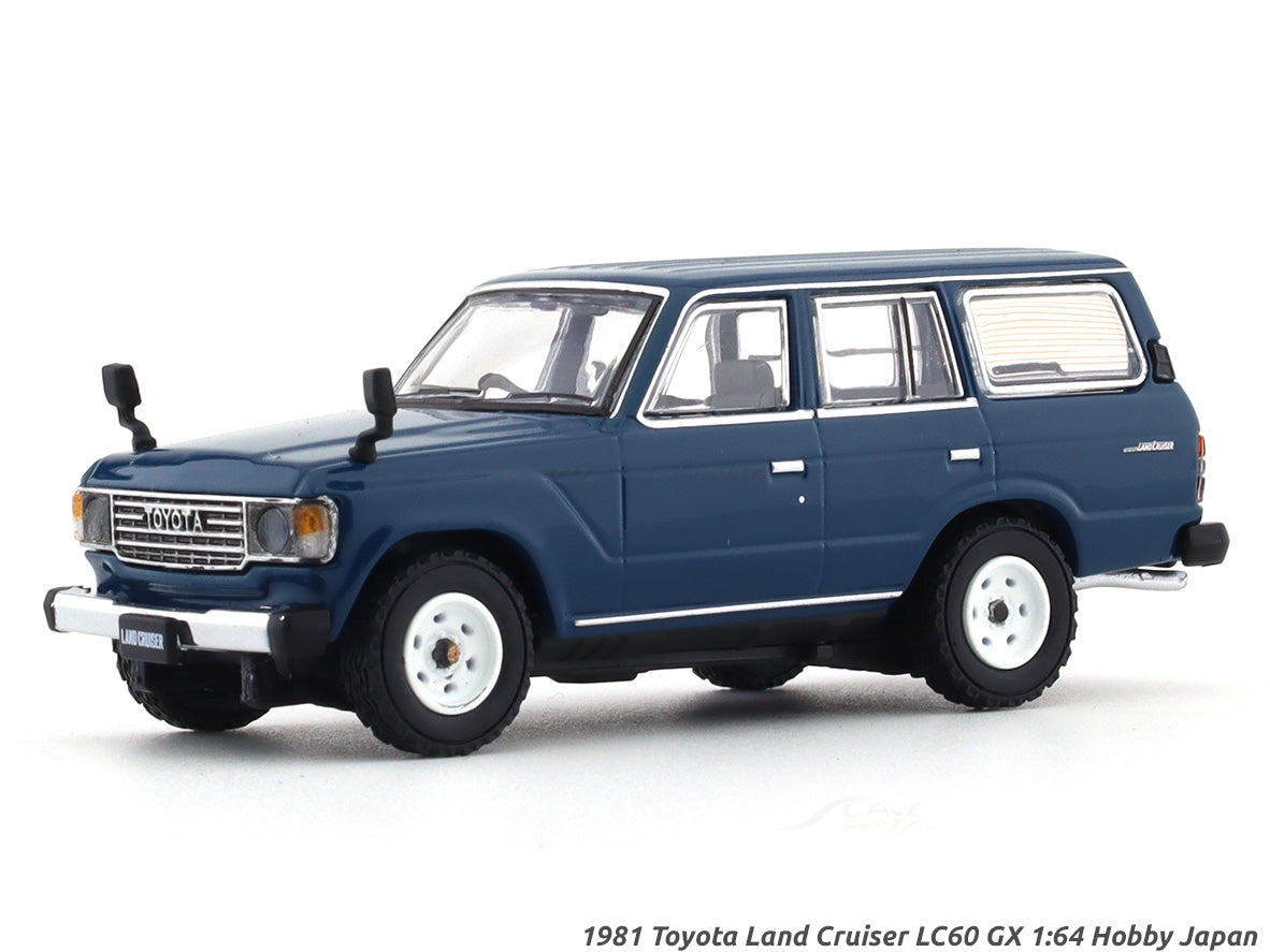 1981 Toyota Land Cruiser LC60 GX blue 1:64 Hobby Japan diecast scale ...