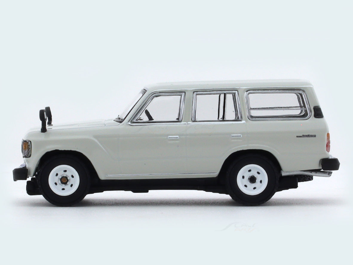 1981 Toyota Land Cruiser LC60 GX white 1:64 Hobby Japan diecast scale ...