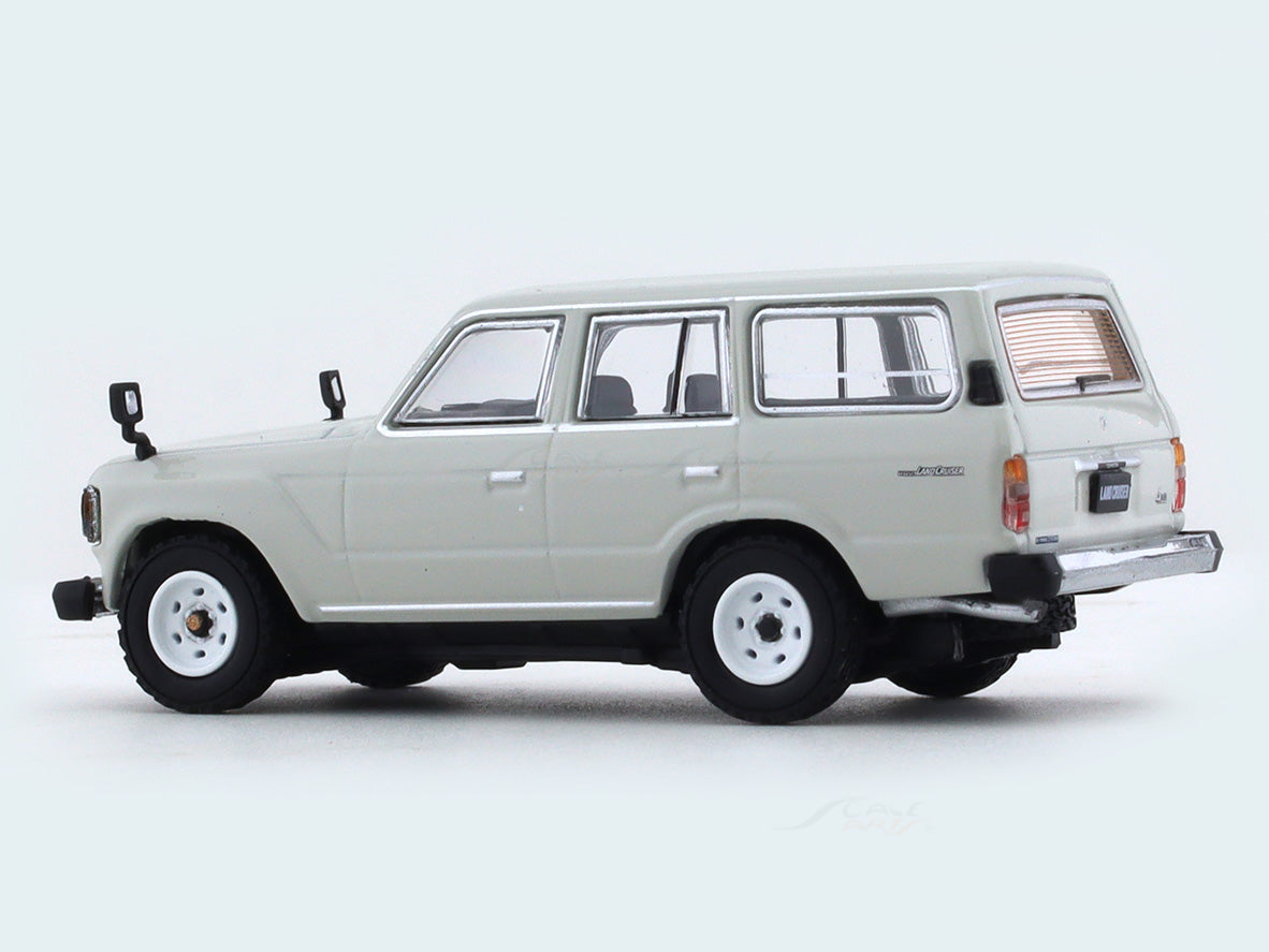 1981 Toyota Land Cruiser LC60 GX white 1:64 Hobby Japan diecast scale ...