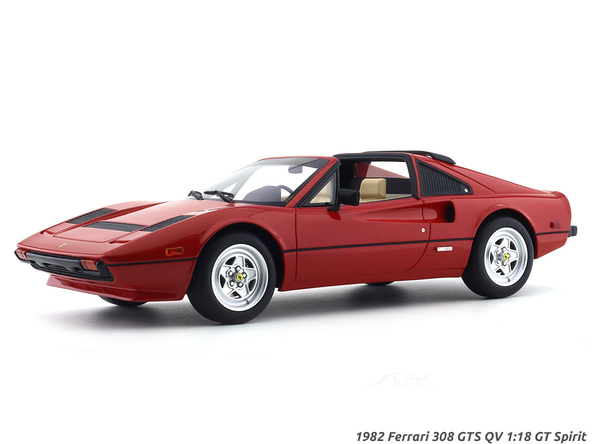 1982 Ferrari 308 GTS QV red 1:18 GT Spirit Scale Model collectible ...