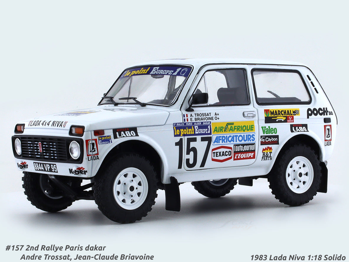 1983 Lada Niva Paris Dakar 1:18 Solido diecast scale model car ...