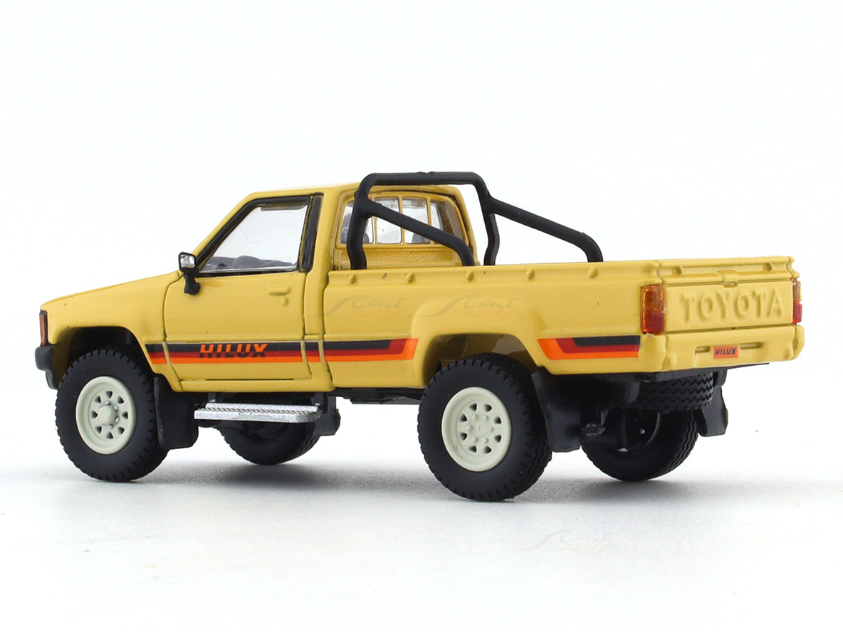 1984 Toyota Hilux Single Cab Yellow 1:64 Para64 diecast scale model car ...