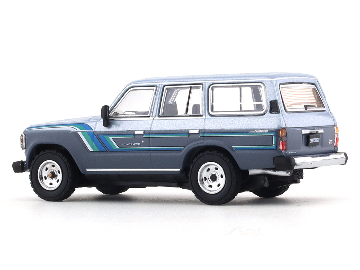 1984 Toyota Land Cruiser LC60 GX blue 1:64 Hobby Japan diecast scale ...