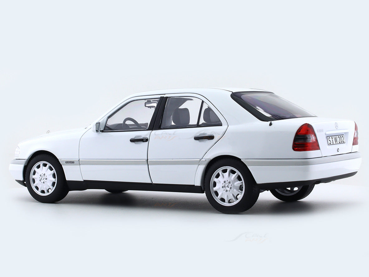 1993-96 Mercedes-Benz C200 W202 White 1:18 Norev diecast scale model ...