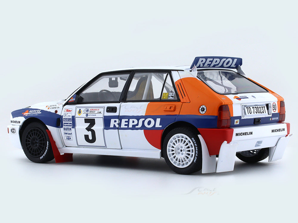 1993 Lancia Delta HF Integrale Rally Acropolis 1:18 Solido diecast ...