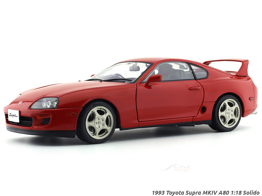1993 Toyota Supra MK 4 A80 red 1:18 Solido diecast scale model | Scale ...