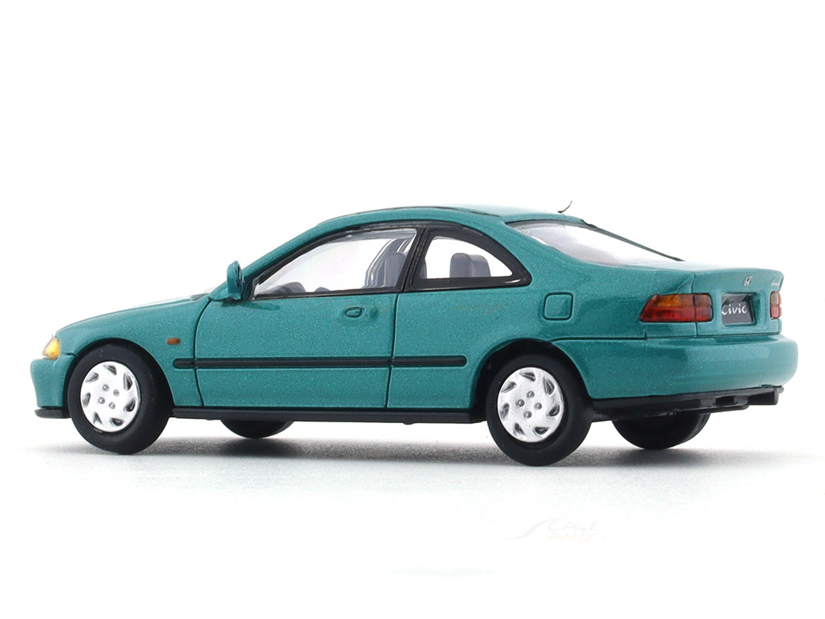 1995 Honda Civic Coupe EJ1 Aztec Green 1:64 Para64 diecast scale model ...