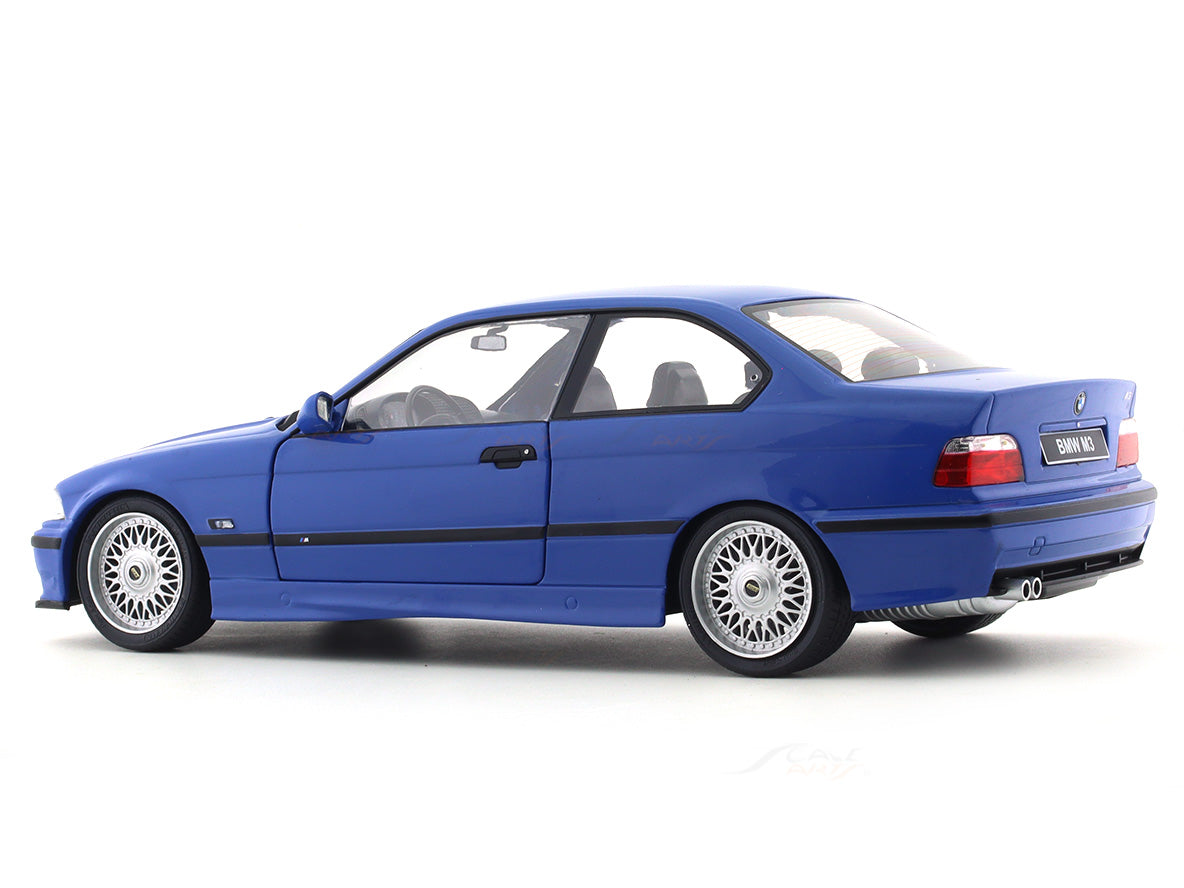 1996 BMW M3 E36 Coupe Blue 1:18 Solido licensed diecast scale model car ...
