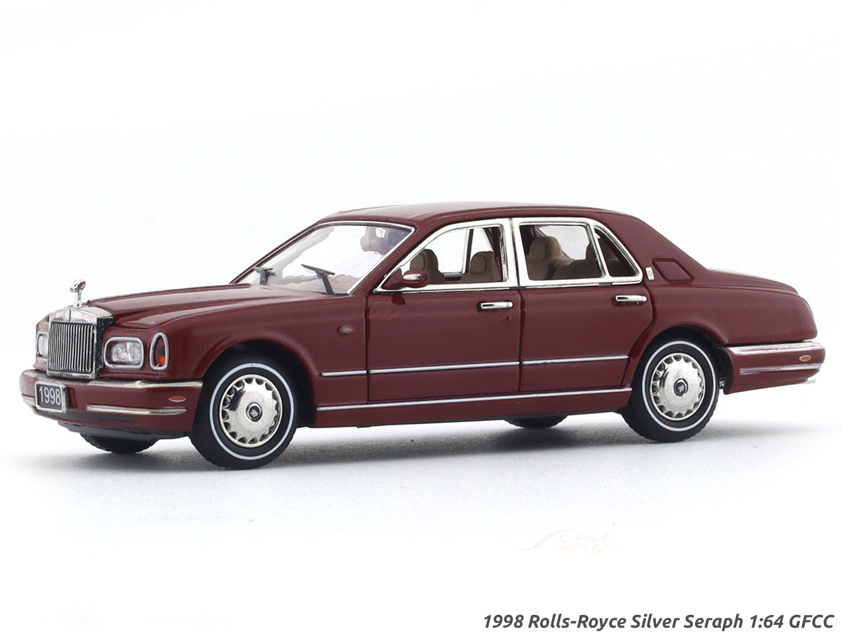 1998 Rolls-Royce Silver Seraph red 1:64 GFCC diecast scale miniature ...