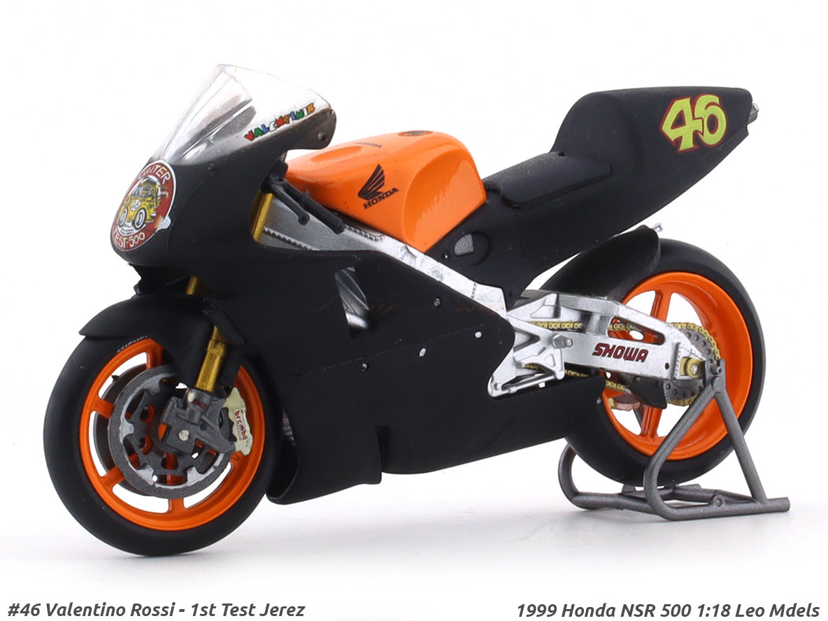 1999 Honda NSR 500 #46 Valentino Rossi 1:18 Leo Models diecast scale bike | Scale Arts India