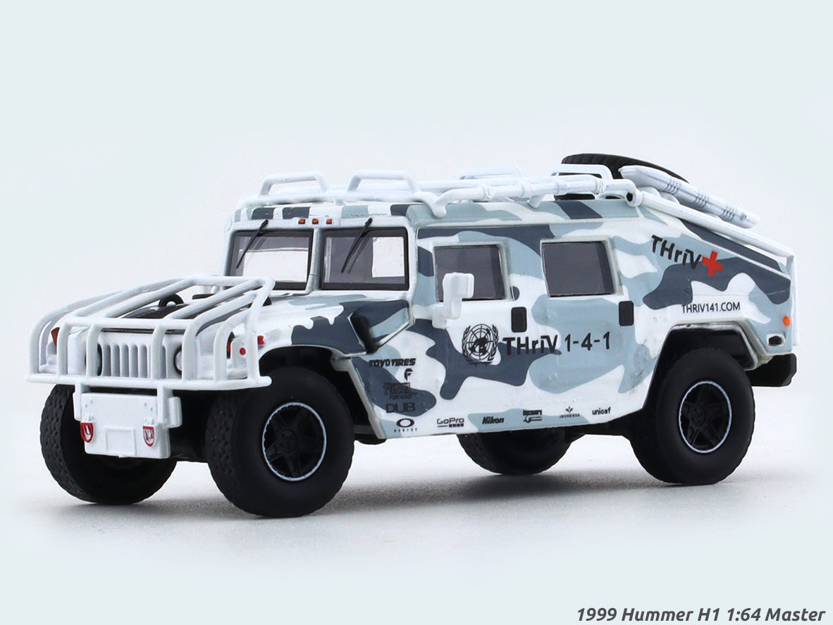 1999 Hummer H1 camouflage 1:64 Master diecast scale model collectible ...