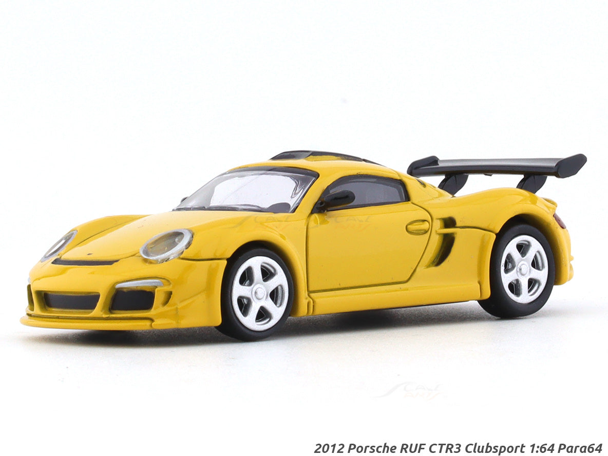 2012 Porsche RUF CTR3 Clubsport blossom yellow 1:64 Para64 diecast ...