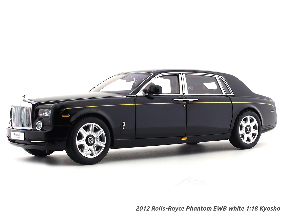 2012 Rolls-Royce Phantom EWB black 1:18 Kyosho licensed diecast scale ...