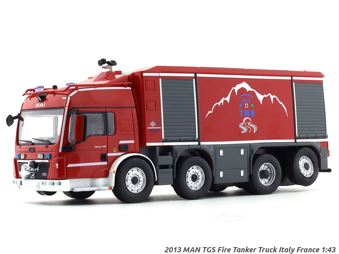 2013 MAN TGS Fire Tanker Truck Italy France 1:43 diecast scale model ...