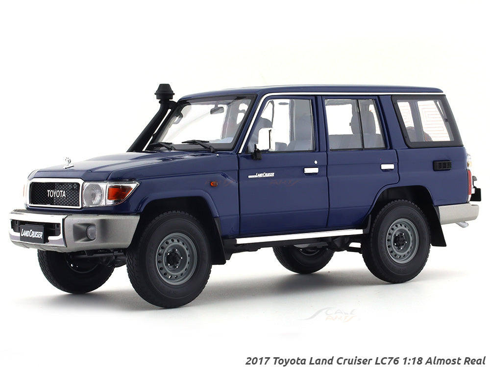 2017 Toyota Land Cruiser LC76 1:18 Almost Real diecast Scale Model collectible | Scale Arts India