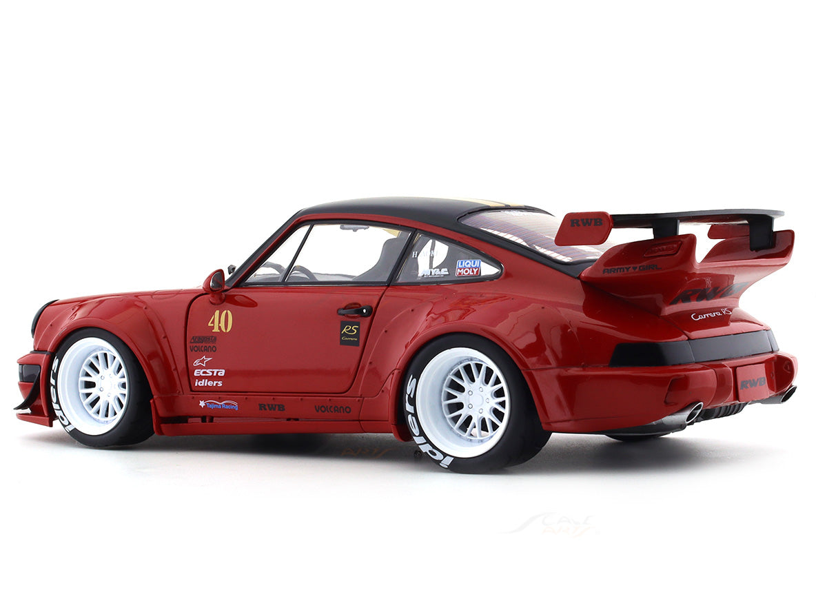 2021 Porsche 911 964 RWB Sakura 1:18 Solido diecast scale model car ...