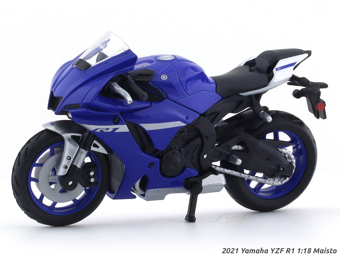 2021 Yamaha YZF R1 1:18 Maisto licensed diecast scale model bike ...