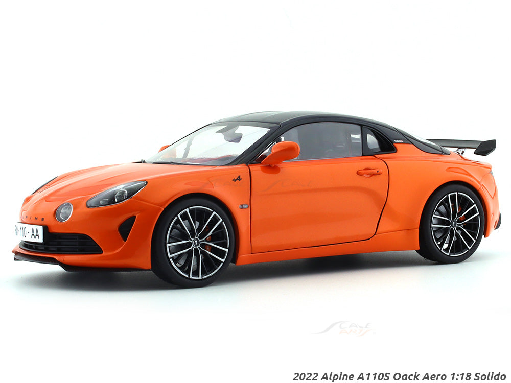 Broken packaging : 2022 Alpine A110S Pack Aero orange 1:18 Solido ...