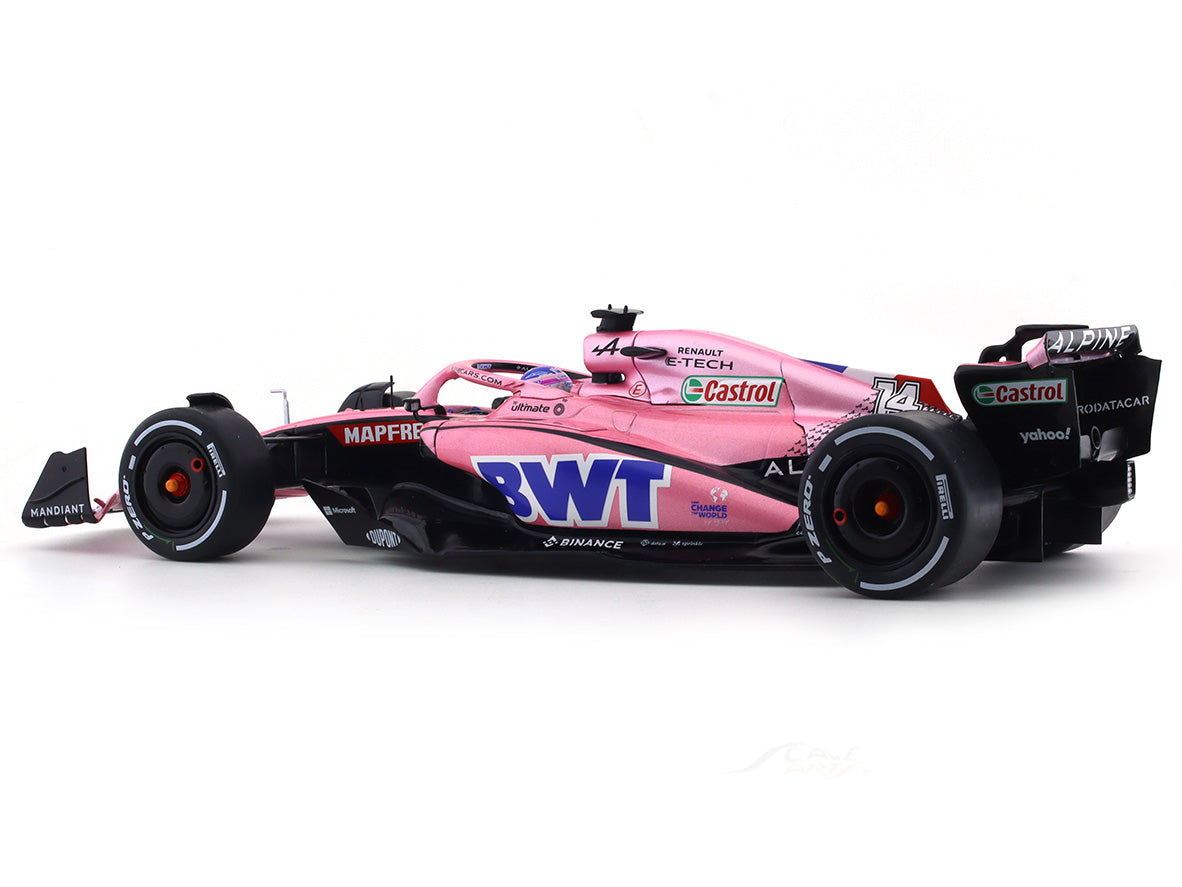 2022 Alpine A522 #14 Fernando Alonso 1:18 Solido diecast Scale Model ...