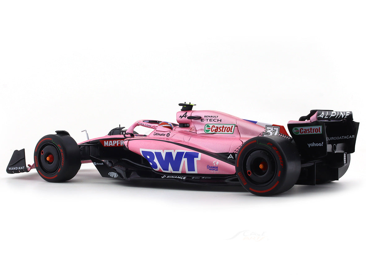 2022 Alpine A522 #31 Esteban Ocon Saudi Arabian GP 1:18 Solido diecast ...