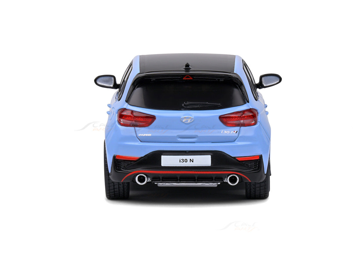 2022 Hyundai i30 N Line Blue 1:43 Solido Licensed Diecast Scale Model ...
